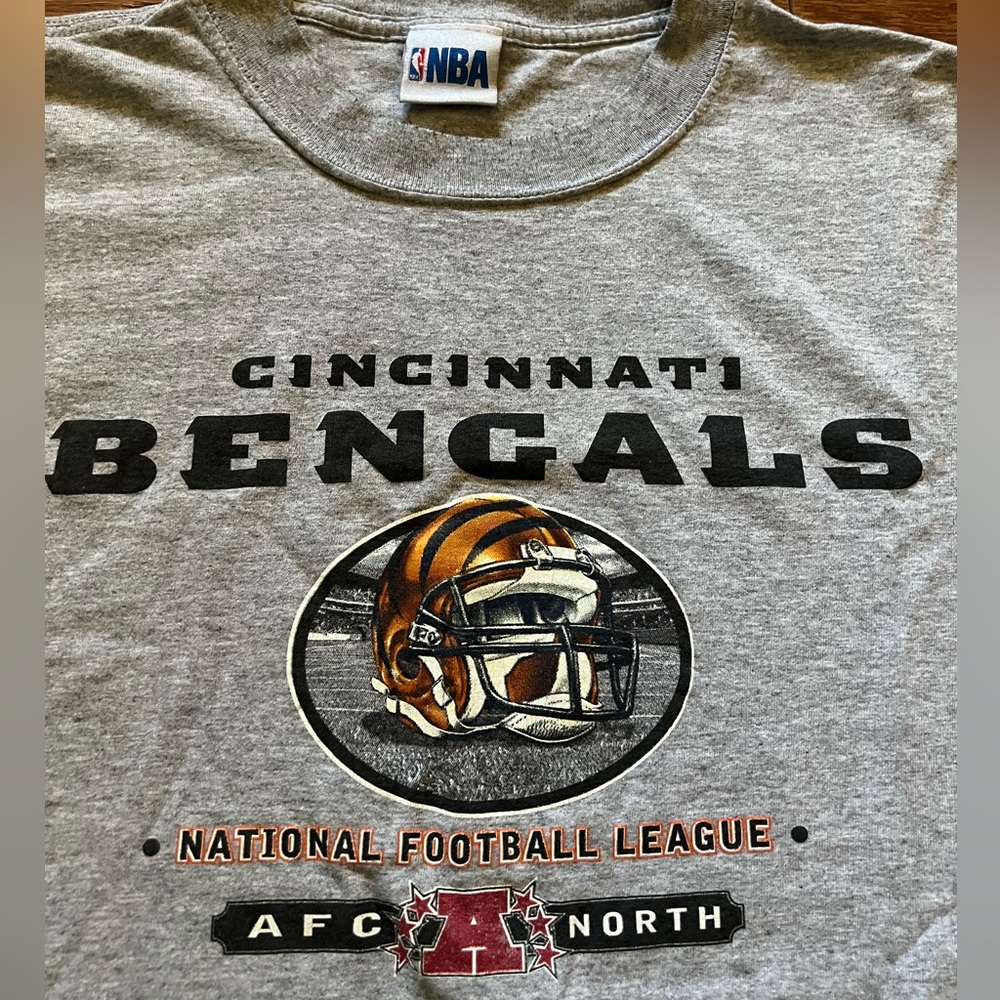 Vintage Cincinnati Bengals Helmet Logo Afc Tee T Shir… - Gem